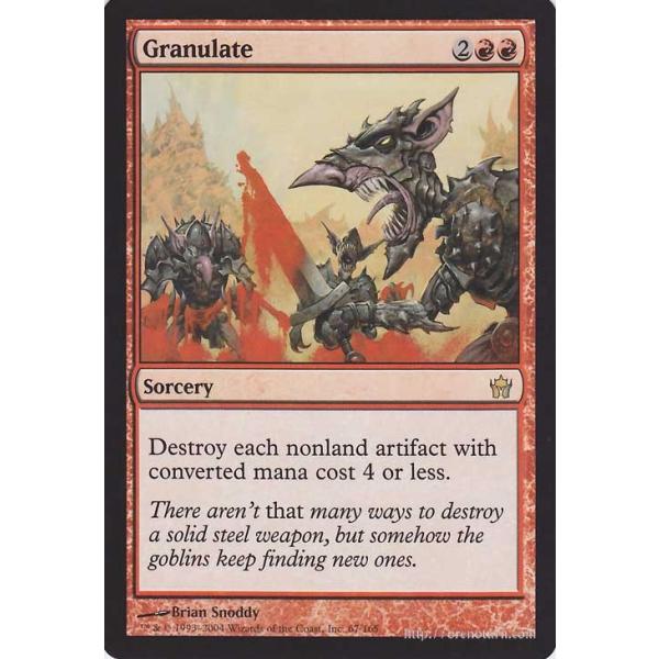 ★マジック:ザ・ギャザリング「フィフス・ドーン」収録■カード名：粒化/Granulate　【R】 ※英語版※シングルカードの状態について※トレカ専門店カードミュージアムのシングルカードは入荷時に1枚1枚状態確認を行っております。チェック後、...