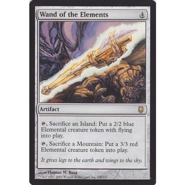 ★マジック:ザ・ギャザリング「ダークスティール」収録■カード名：精霊のワンド/Wand of the Elements　【R】 ※英語版※シングルカードの状態について※トレカ専門店カードミュージアムのシングルカードは入荷時に1枚1枚状態確認...