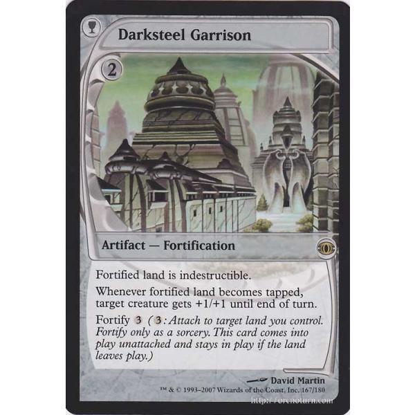 ★マジック:ザ・ギャザリング「未来予知」収録■カード名：ダークスティールの駐屯地/Darksteel Garrison 　【R】 ※英語版※シングルカードの状態について※トレカ専門店カードミュージアムのシングルカードは入荷時に1枚1枚状態確...