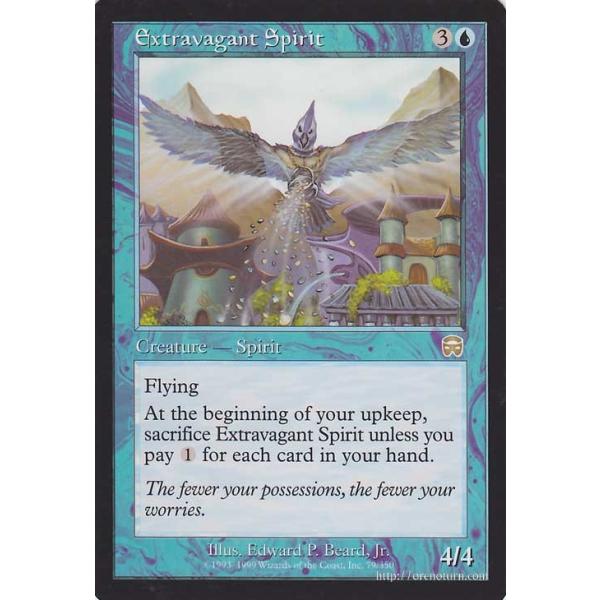 ★マジック:ザ・ギャザリング「メルカディアン・マスクス」収録■カード名：贅沢なスピリット/Extravagant Spirit　【R】 ※英語版※シングルカードの状態について※トレカ専門店カードミュージアムのシングルカードは入荷時に1枚1枚...