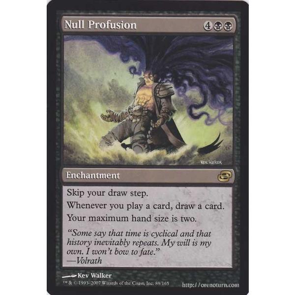 ★マジック:ザ・ギャザリング「次元の混乱」収録■カード名：有り余る無/Null Profusion 　【R】 ※英語版※シングルカードの状態について※トレカ専門店カードミュージアムのシングルカードは入荷時に1枚1枚状態確認を行っております。...