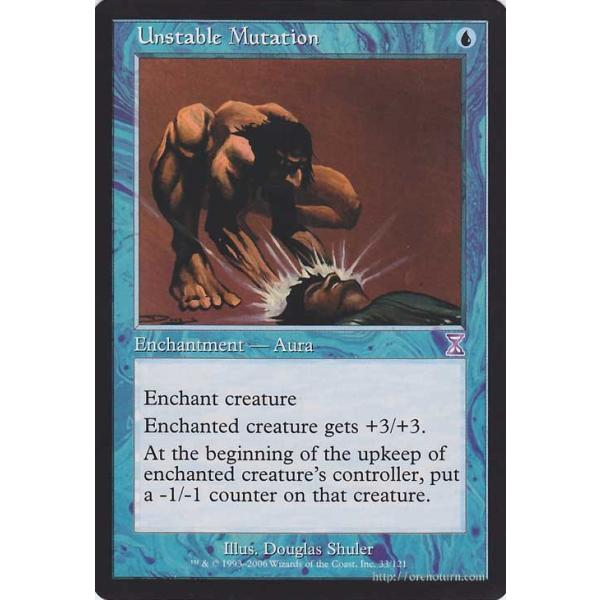 ★マジック:ザ・ギャザリング「時のらせん(タイムシフト)」収録■カード名：不安定性突然変異/Unstable Mutation　【TS】 ※英語版※シングルカードの状態について※トレカ専門店カードミュージアムのシングルカードは入荷時に1枚1...
