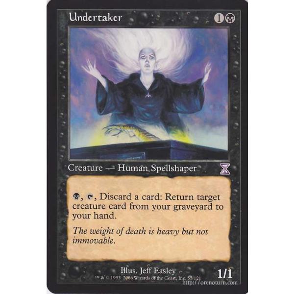 ★マジック:ザ・ギャザリング「時のらせん(タイムシフト)」収録■カード名：葬儀人/Undertaker　【TS】 ※英語版※シングルカードの状態について※トレカ専門店カードミュージアムのシングルカードは入荷時に1枚1枚状態確認を行っておりま...