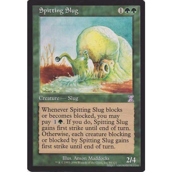 ★マジック:ザ・ギャザリング「時のらせん(タイムシフト)」収録■カード名：毒吐きナメクジ/Spitting Slug　【TS】 ※英語版※シングルカードの状態について※トレカ専門店カードミュージアムのシングルカードは入荷時に1枚1枚状態確認...