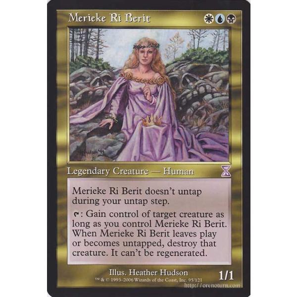 ★マジック:ザ・ギャザリング「時のらせん(タイムシフト)」収録■カード名：メリーキ・リ・ベリット/Merieke Ri Berit　【TS】 ※英語版※シングルカードの状態について※トレカ専門店カードミュージアムのシングルカードは入荷時に1...