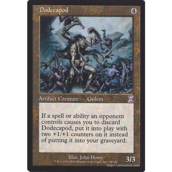 ★マジック:ザ・ギャザリング「時のらせん(タイムシフト)」収録■カード名：十二足獣/Dodecapod　【TS】 ※英語版※シングルカードの状態について※トレカ専門店カードミュージアムのシングルカードは入荷時に1枚1枚状態確認を行っておりま...