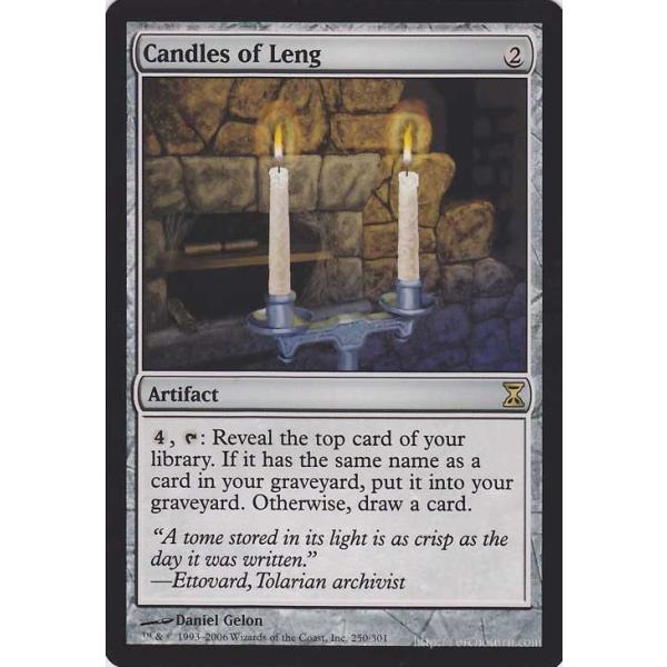 ★マジック:ザ・ギャザリング「時のらせん」収録■カード名：レンの蝋燭/Candles of Leng　【R】 ※英語版※シングルカードの状態について※トレカ専門店カードミュージアムのシングルカードは入荷時に1枚1枚状態確認を行っております。...