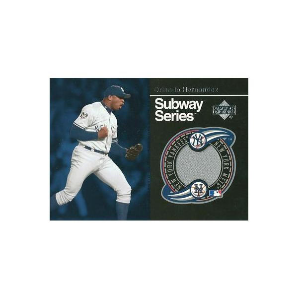 オーランド・ヘルナンデス選手のメモラビリアカードです。
