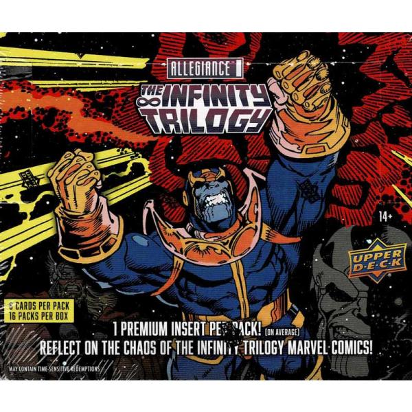 【ハイライト】★マーベルコミックの人気3部作【インフィニティ・トリロジー】（インフィニティ・ガントレット、インフィニティ・ウォー、インフィニティ・クルセイド）のトレーディングカード『2023 Upper Deck Marvel Allegi...