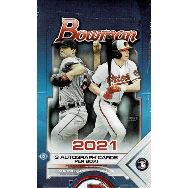 【ハイライト】★トップス社の人気高級版ベースボールカード『2021 Bowman Baseball Cards』が発売　されます！ホビー版は、1ボックスに直筆サインカード1枚が封入！ジャンボ版には1ボック　スに直筆サインカード3枚が封入され...