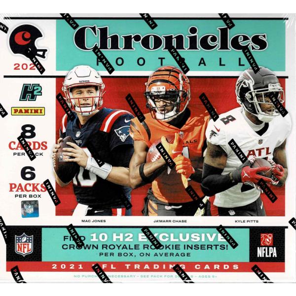 【ハイライト】★パニーニ社からベースボールやバスケットボールでも人気のシリーズ『2021 Panini Chronicles Football』のH2版が発売されます！★1ボックスにシルバーパラレルカード1枚、オプティクロームカード4枚、ア...