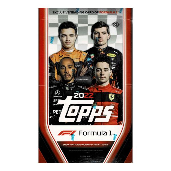 【ハイライト】★2021年版が大好評だったF1のトレーディングカード『2022 Topps Formula 1 Racing Trading Cards』が登場！★1ボックスにボックス特典のポストカード1枚が封入！約2ボックスに1枚の確率で...