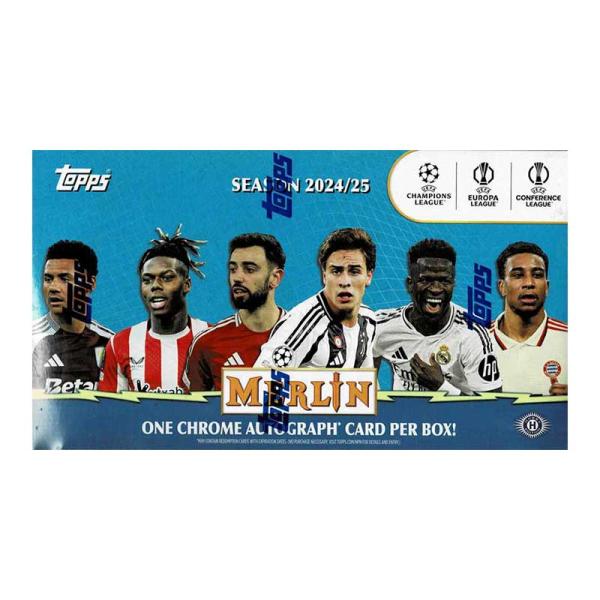 【ハイライト】★トップス社からMerlinシリーズのトレーディングカード 『2024-25 Topps Merlin UEFA Club Competitions Soccer Cards』のHobby版が発売されます。★UEFAチャンピオ...