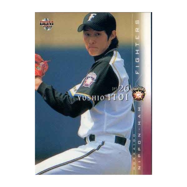 ２００４年ＢＢＭ発売のカード『北海道日本ハムファイターズ』より出るレギュラーカード(ルーキーカード)<BR>糸井嘉男　北海道日本ハムファイターズ　カードＮｏ．Ｆ１６