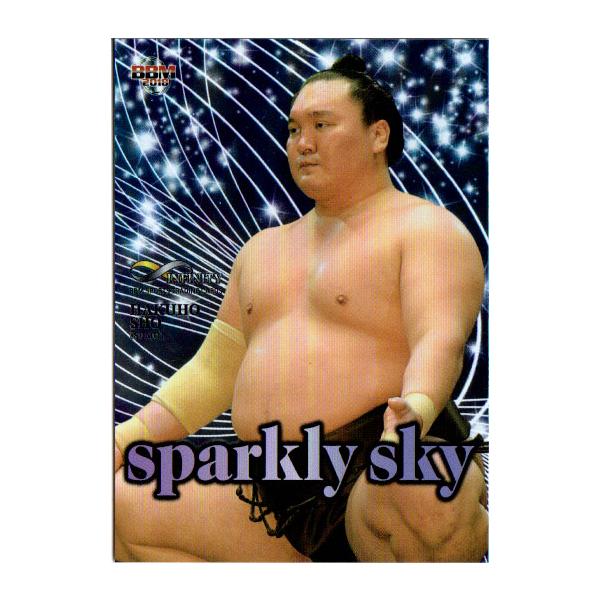 ２０１８年ＢＢＭ発売のカード『INFINITY』より出るsparkly skyカード<BR>白鵬翔　大相撲　カードＮｏ．ＳＳ０７