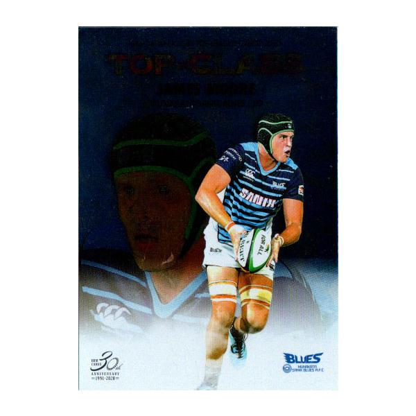 ２０２０年ＢＢＭ発売のカード『JAPAN RUGBY TOP LEAGUE CARDS』より出るTOP-CLASSカード<BR>ジェームス・ムーア　ラグビー　サニックスブルース　カードＮｏ．ＴＣ１３