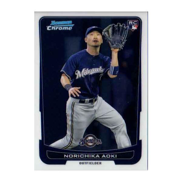 ２０１２年Ｔｏｐｐｓ社発売のカードより出る青木宣親のメジャーリーグでのルーキーカード<BR>青木宣親　カードＮｏ．５２