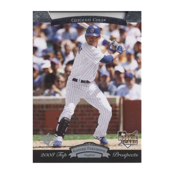 ２００８年Upper Deck社発売のパックから出る福留孝介のルーキーカード<BR>福留孝介　カードＮｏ．１９９８<BR>人気のあるダイカットのデザインです