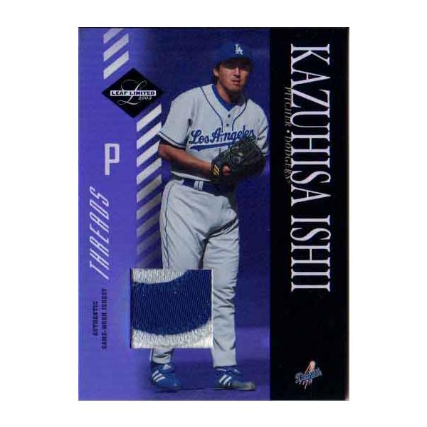 ２００３年Donruss社発売のパックから出る石井一久のパッチカード<BR>石井一久　シリアル入り２５枚限定カード　カードＮｏ．８３