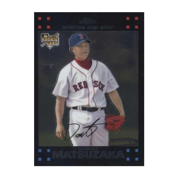 ２００７年Ｔｏｐｐｓ社発売のカードより出る松坂大輔のメジャーリーグでのルーキーカード<BR>松坂大輔　カードＮｏ．３３０