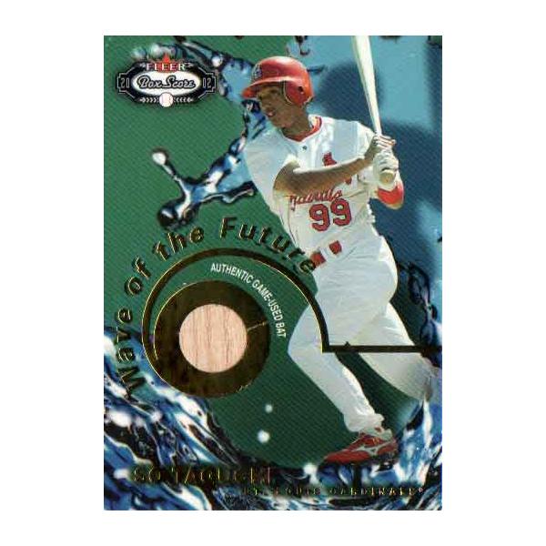 ２００２年Ｆｌｅｅｒ社発売のパックから出る田口壮のバットカード<BR>カードＮｏ．ＮＮＯ