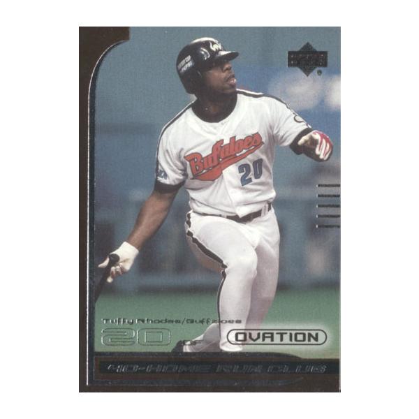 ２０００年ＵｐｐｅｒＤｅｃｋ発売のカード『ＵＤ　ＯＶＡＴＩＯＮ』より出る４０−ＨＯＭＥ ＲＵＮ ＣＬＵＢカード<BR>ローズ　近鉄バファローズ　カードＮｏ．ＨＲ６