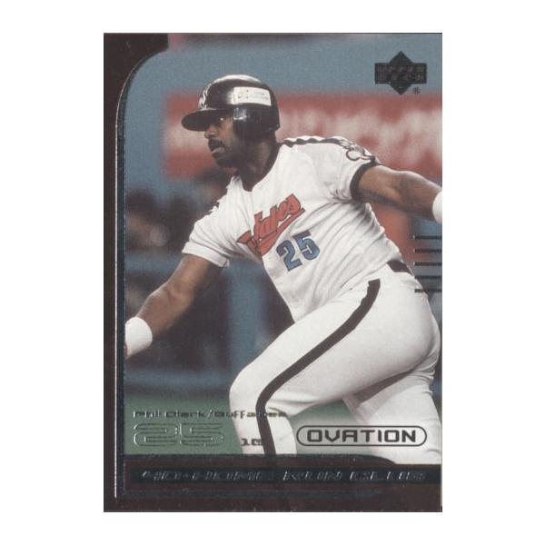 ２０００年ＵｐｐｅｒＤｅｃｋ発売のカード『ＵＤ　ＯＶＡＴＩＯＮ』より出る４０−ＨＯＭＥ ＲＵＮ ＣＬＵＢカード<BR>クラーク　近鉄バファローズ　カードＮｏ．ＨＲ１３