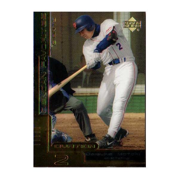 ２０００年Ｕｐｐｅｒ　Ｄｅｃｋ発売のカードＯｖａｔｉｏｎ』より出るインサートカード「OENDAN FAVORITES」<BR>元木大介　読売ジャイアンツ　カードＮｏ．０Ｆ１０