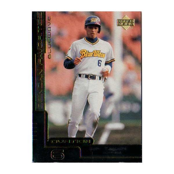 ２０００年Ｕｐｐｅｒ　Ｄｅｃｋ発売のカードＯｖａｔｉｏｎ』より出るインサートカード「OENDAN FAVORITES」<BR>田口壮　オリックスブルーウェーブ　カードＮｏ．０Ｆ１４