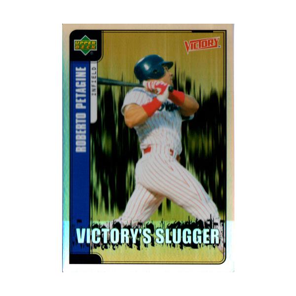 ２００１年Upper Deck発売のカード『Victory Serise.1』より出る VICTORYSLUGGERカード<BR>ペタジーニ　ヤクルトスワローズ　カードNo.VS4