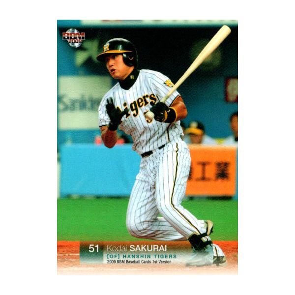 ２００９年ＢＢＭ発売のカード『ベースボールカード ファーストバージョン』より出るレギュラーカード<BR>桜井広大　阪神タイガース　カードＮｏ．２８３