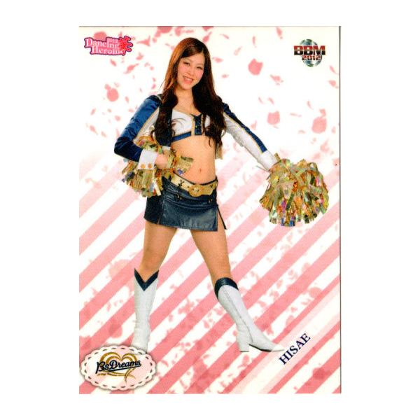 ２０１２年ＢＢＭ発売のカード『プロ野球チアリーダーカード-華-』より出るレギュラーカード<BR>HISAE　Bs Dreams(オリックスバファローズ）　カードＮｏ．Ｈ０４０