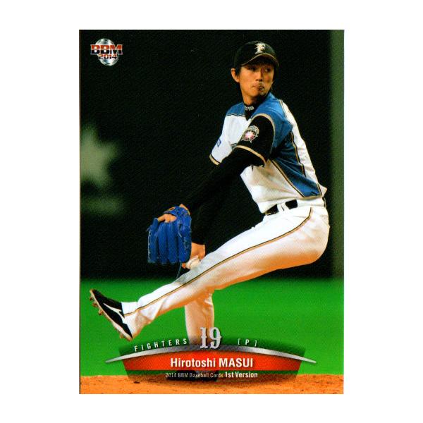 ２０１４年ＢＢＭ発売のカード『ベースボールカード ファーストバージョン』より出るレギュラーカード<BR>増井浩俊　北海道日本ハムファイターズ　カードＮｏ．１３９