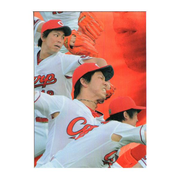 ２０１４年ＢＢＭ発売のカードセット『前田健太カードセット「RED SAMURAI」』より出るレギュラーカード<BR>前田健太 AMAZING!　カードＮｏ．２３