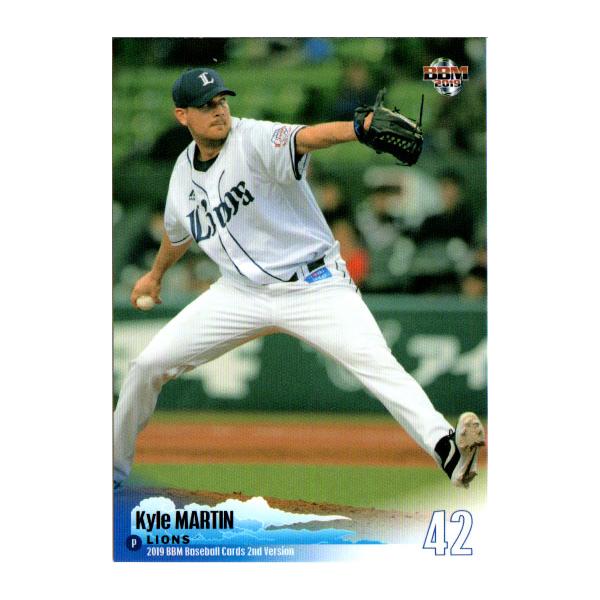 ２０１９年ＢＢＭ発売のカード『ベースボールカード セカンドバージョン』より出るレギュラーカードのレギュラーカード<BR>マーティン　西武ライオンズ　カードＮｏ．３７９