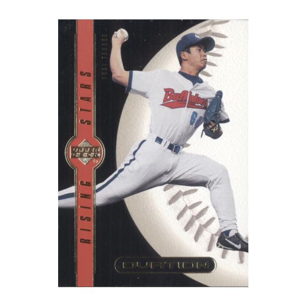 ２０００年Upper Deck発売のカード『Ｏｖａｔｉｏｎ』より出るＲｉｓｉｎｇ Ｓｔａｒｓカード<BR>ユウキ　近鉄バファローズ　カードＮｏ．７　シリアル入り２０００枚限定<BR>Ｒｉｓｉｎｇ Ｓｔａｒｓカードは、...