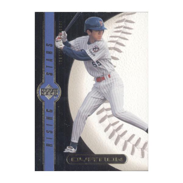 ２０００年Upper Deck発売のカード『Ｏｖａｔｉｏｎ』より出るＲｉｓｉｎｇ Ｓｔａｒｓ（ルーキー）カード<BR>野口祥順　ヤクルトスワローズ　カードＮｏ．２７　シリアル入り２０００枚限定<BR>Ｒｉｓｉｎｇ Ｓ...