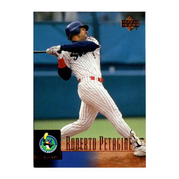 ２００１年Upper Deck発売のカード『Upper Deck』より出るレギュラーカード<BR>ペタジーニ　ヤクルトスワローズ　カードＮｏ．８２