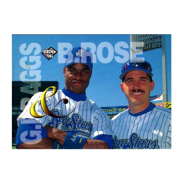 １９９６年ＢＢＭ発売のカード『ベースボールカード』より出るレギュラーカード<BR>ローズ・ブラッグス　横浜ベイスターズ　カードＮｏ．２８３