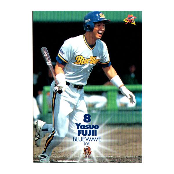２０００年ＢＢＭ発売のカード『ベースボールカード』より出るレギュラーカード<BR>藤井康雄　オリックスブルーウェーブ　カードＮｏ．３２３