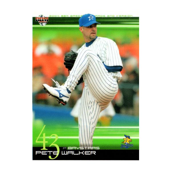 ２００４年ＢＢＭ発売のカード『ベースボールカード セカンドバージョン』より出るレギュラーカード<BR>ウォーカー　横浜ベイスターズ　カードＮｏ．７９５