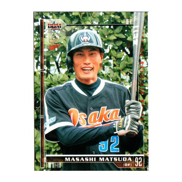 ２００４年ＢＢＭ発売のカード『大阪近鉄バファローズ』より出るレギュラーカード<BR>松田匡司　大阪近鉄バファローズ　カードＮｏ．ＢＵ６９