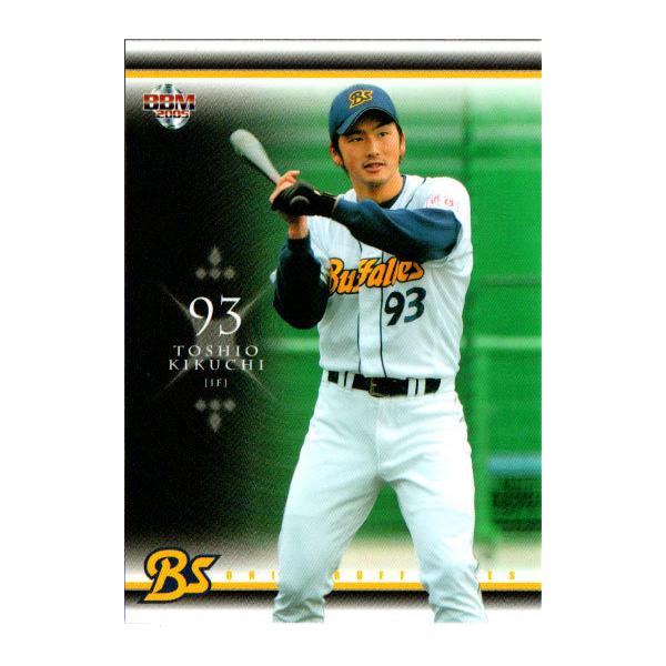 ２００５年ＢＢＭ発売のカード『オリックスバファローズ』より出るレギュラーカード<BR>菊池俊夫　オリックスバファローズ　カードＮｏ．Ｂｓ６１