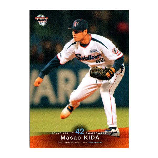 ２００７年ＢＢＭ発売のカード『ベースボールカード セカンドバージョン』より出るレギュラーカード<BR>木田優夫　ヤクルトスワローズ　カードＮｏ．６２９