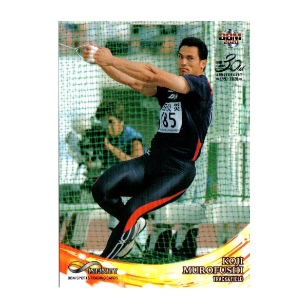 ２０２０年ＢＢＭ発売のカード『INFINITY』より出るレギュラーカード<BR>室伏広治　陸上競技　カードＮｏ．３０