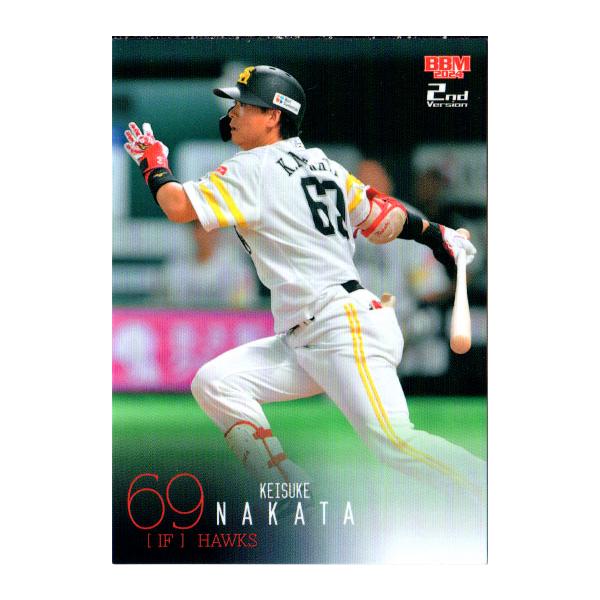 ２０２４年ＢＢＭ発売のカード『ベースボールカード セカンドバージョン』より出るレギュラーカード<BR>仲田慶介　福岡ソフトバンクホークス　カードＮｏ．３６１