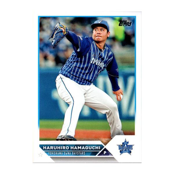 ２０２３年米国Ｔｏｐｐｓ社発売のカード『Topps NPB プロ野球カード』より出るレギュラーカード<BR>濱口遥大 Haruhiro Hamaguchi　横浜DeNAベイスターズ　カードＮｏ．２１２