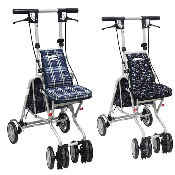 ■メーカー：株式会社　島製作所■種類：シルバーカー（メーカー分類に準ずる）■品名：サニーウォーカーAW-RB■カラー（JAN）クラシックガーデンBK（4945528236905）チェックNB（4945528236899）■製品寸法、素材使用...