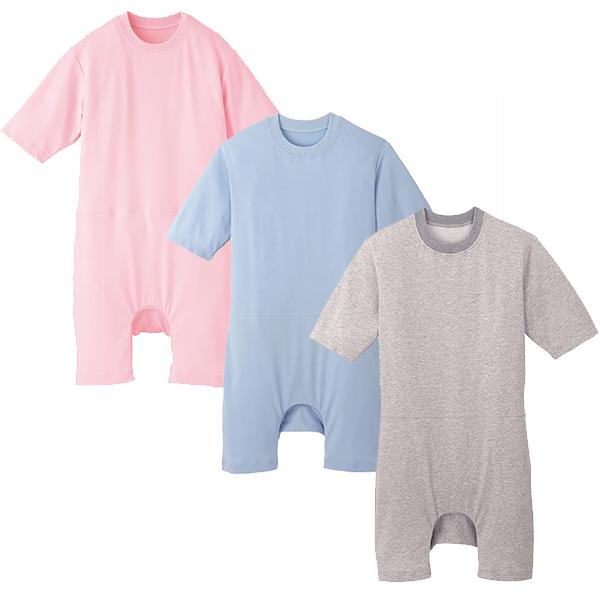 おむついじり、おむつ外し防止に。着崩れしないつなぎタイプのニットシャツ。内側のホルダーがオムツをしっかり固定します。■メーカー：日本エンゼル株式会社■品名：ＴスーツII (ロンパス型)■品番：7170■製品寸法比較、素材（cm）S：148〜...