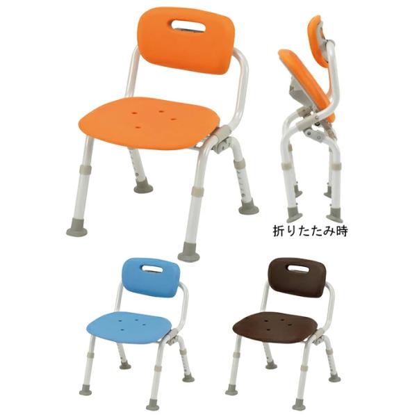 ●サイズ／幅40.5×奥行40〜46.5×高さ55〜65cm、折りたたみ時：奥行20×高さ66〜76cm、座面：幅36×奥行30cm、座面高：31.5〜41.5cm（6段階／2cm）●重さ／3.1kg●材質／座面・背もたれクッション：EVA...